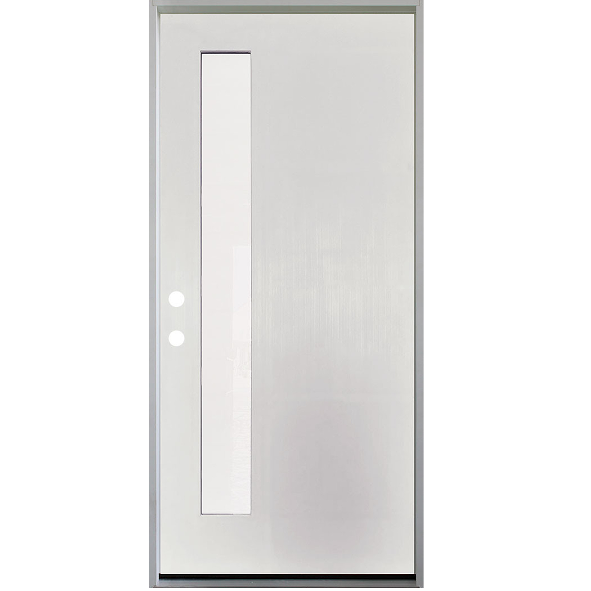 1 Lite Offsite Acid Etch Fiberglass Door White | AAA Distributor