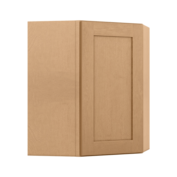 Shaker Toffee Diagonal Corner Cabinet - 24x30x12 in. for Kitchens