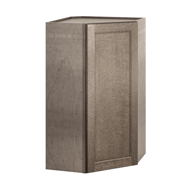 Milan Slate Diagonal Corner Kitchen Cabinet 24"W x 42"H x 12"D