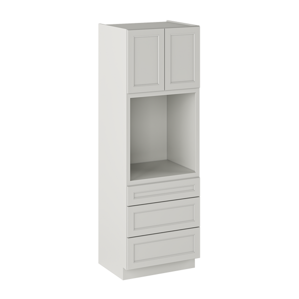 Milan Pearl Oven Kitchen Cabinet - 30"W x 90"H x 24"D - Modern Design